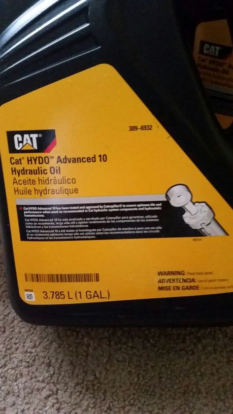 CAT HYDO tm ADVANCED 10 HYDRAULIC OIL for Sale in Hayward, CA - OfferUp