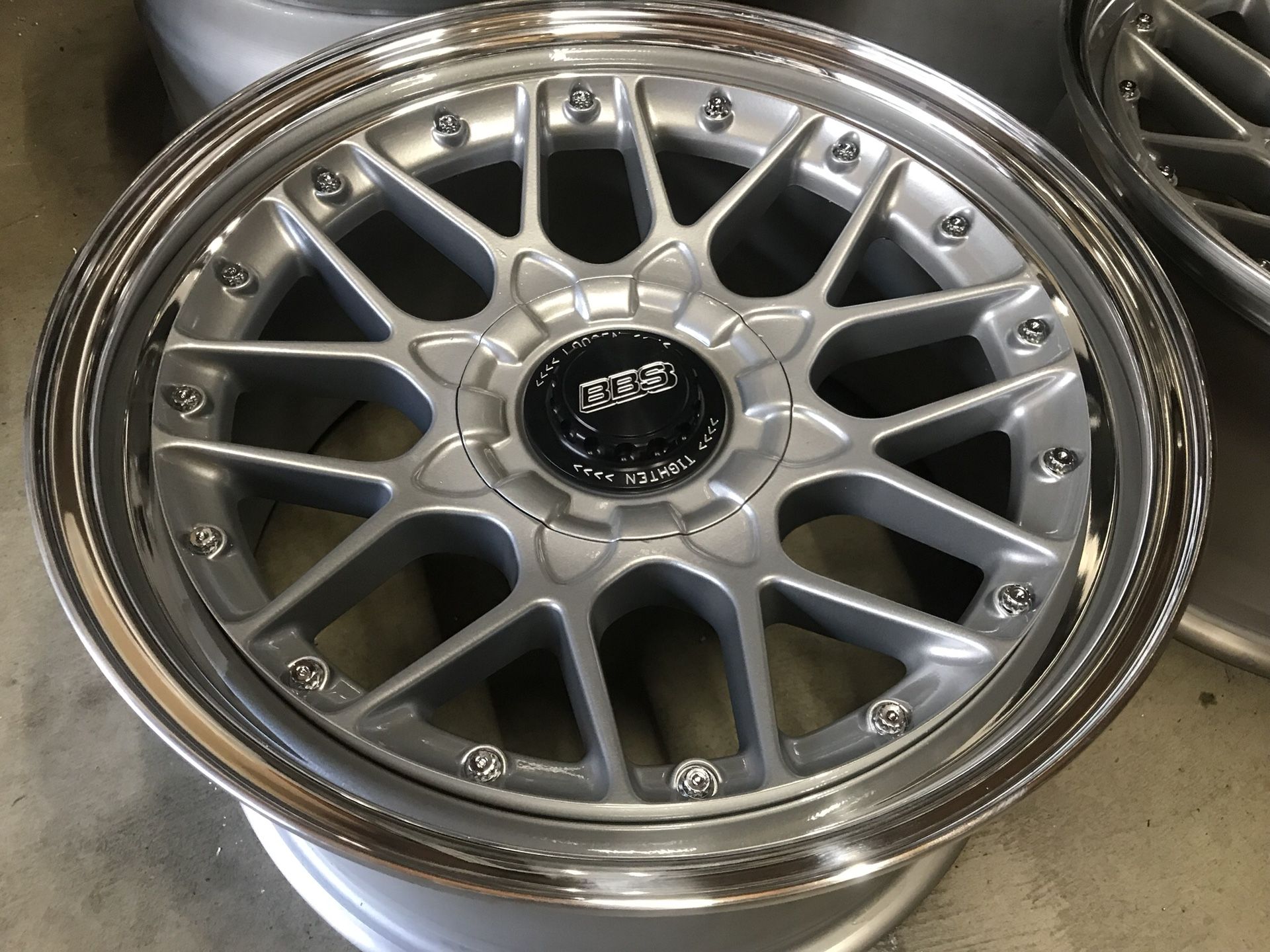 BBS RS2 RSII RS713 18x9 18x10 Custom Concave 3-Piece Step Lip ...