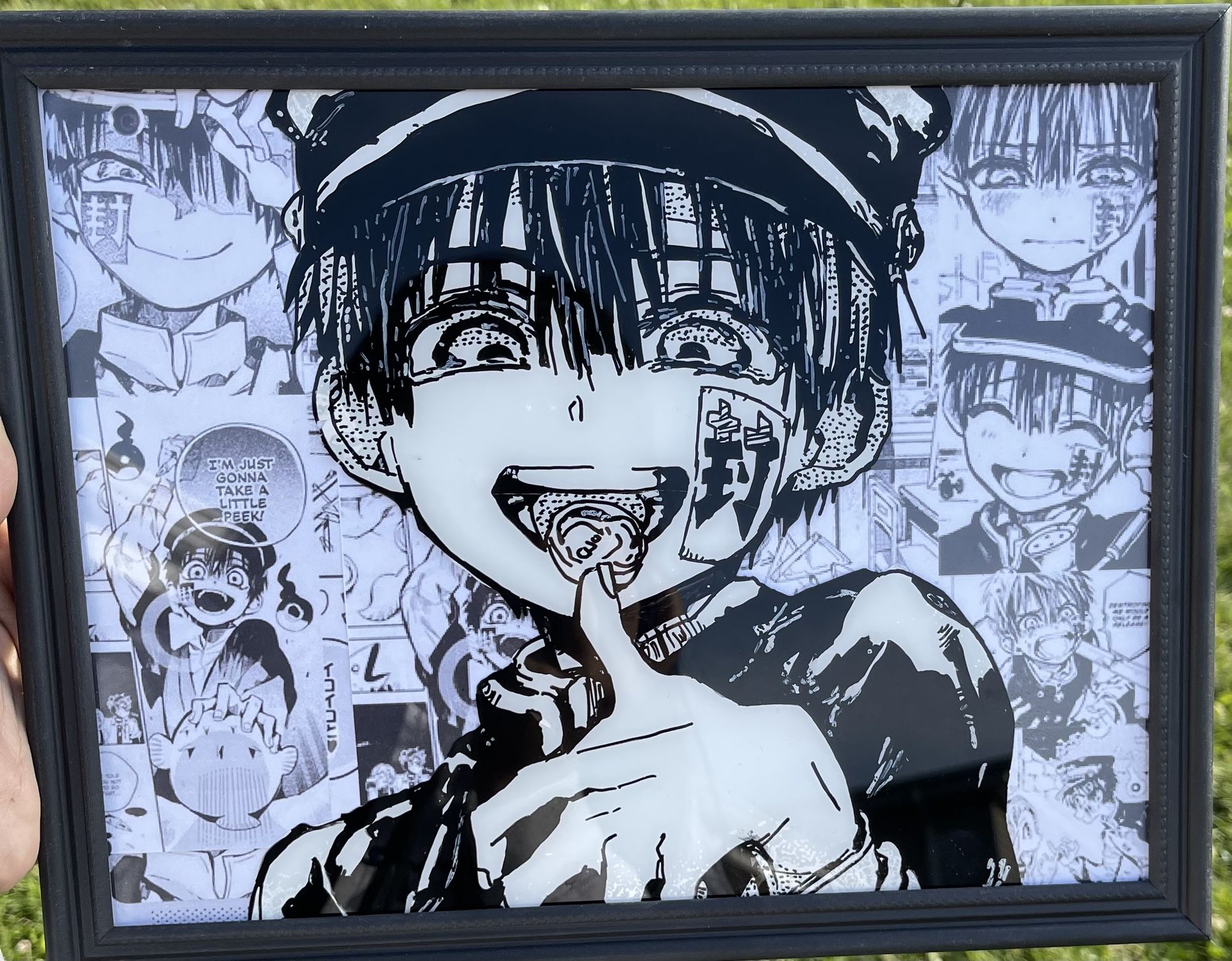 Painting Toilet Bound Hanako-Kun glass painting Art & Collectibles etna ...