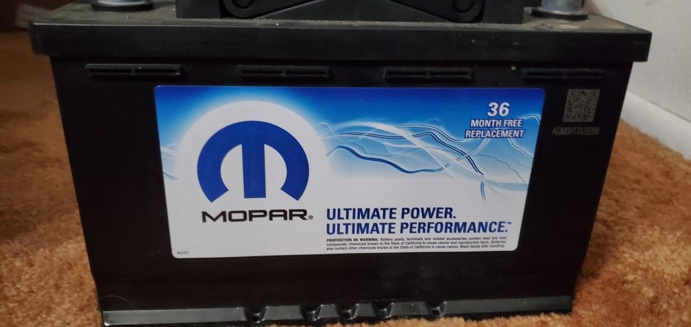 mopar battery bbh6a001aa agm Jeep for Sale in La Palma, CA - OfferUp