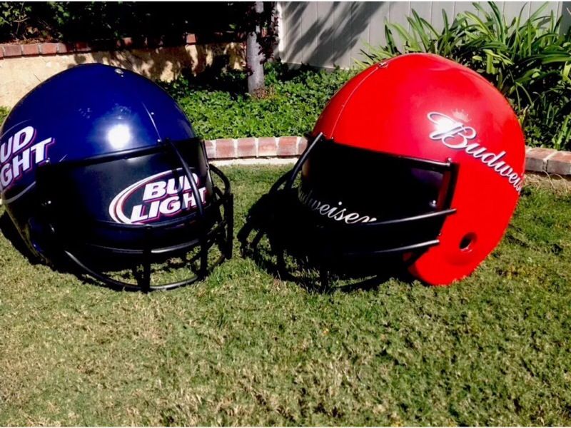 Bud Light Football Helmet Beer Tower | Shelly Lighting
