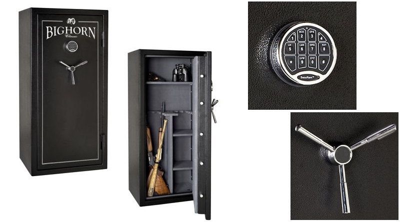 BIGHORN 19ECB Gun Safe. Thicker steel (2.75mm) and extra fire lining ...