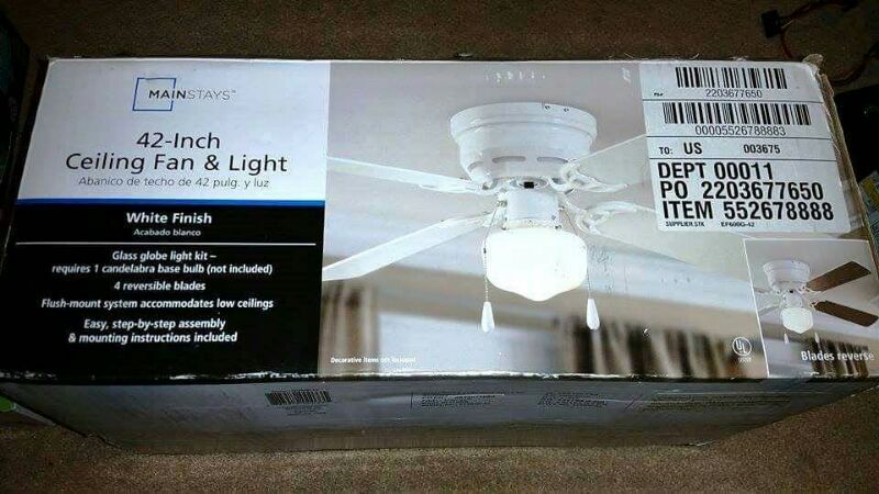 Mainstays Ceiling Fan Installation Instructions | Shelly Lighting