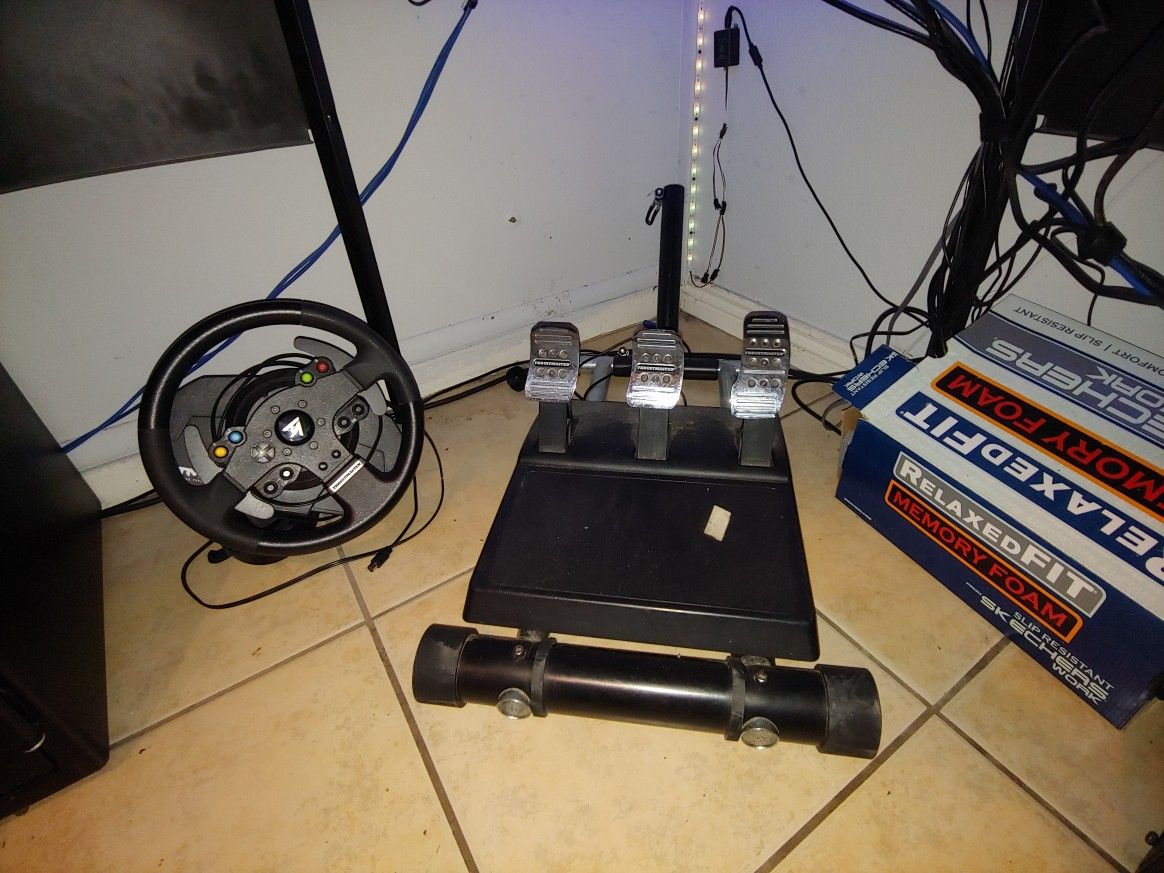 TMX Thrustmaster FFB Pro racing wheel for PC Xbox One With Wheelstand ...