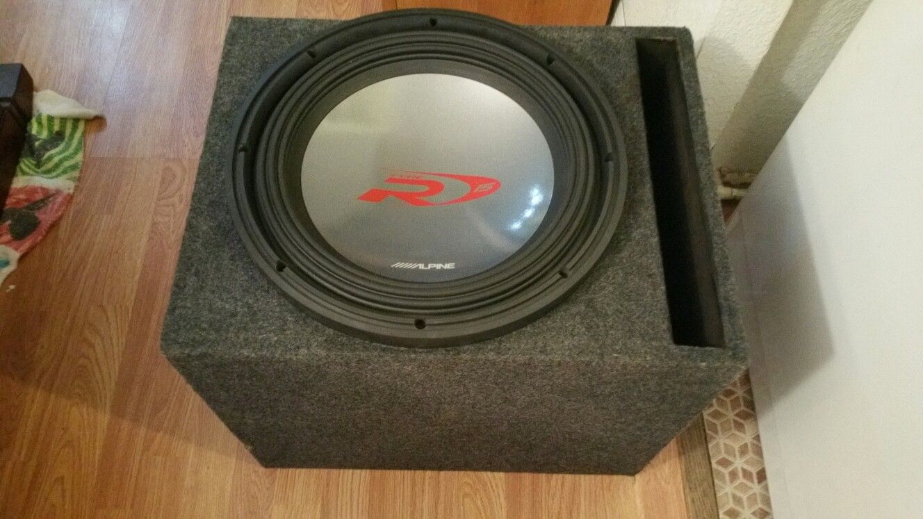 Alpine SWR-1522D Type-R 15 Subwoofer With Dual 2-ohm Voice, 59% OFF