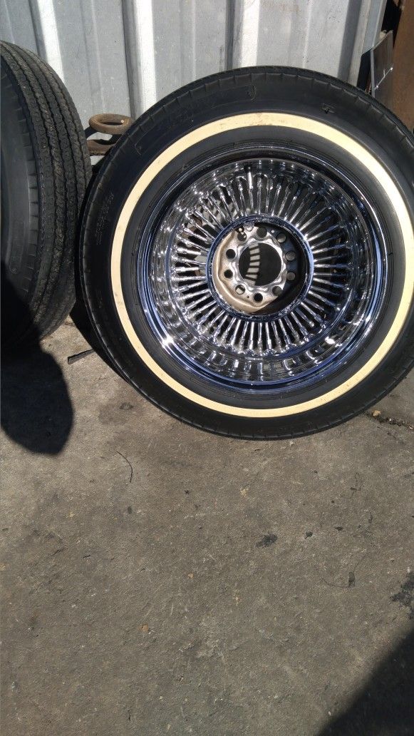 Lowrider, 14x7 McLean wire Wheels for Sale in Riverside, CA - OfferUp