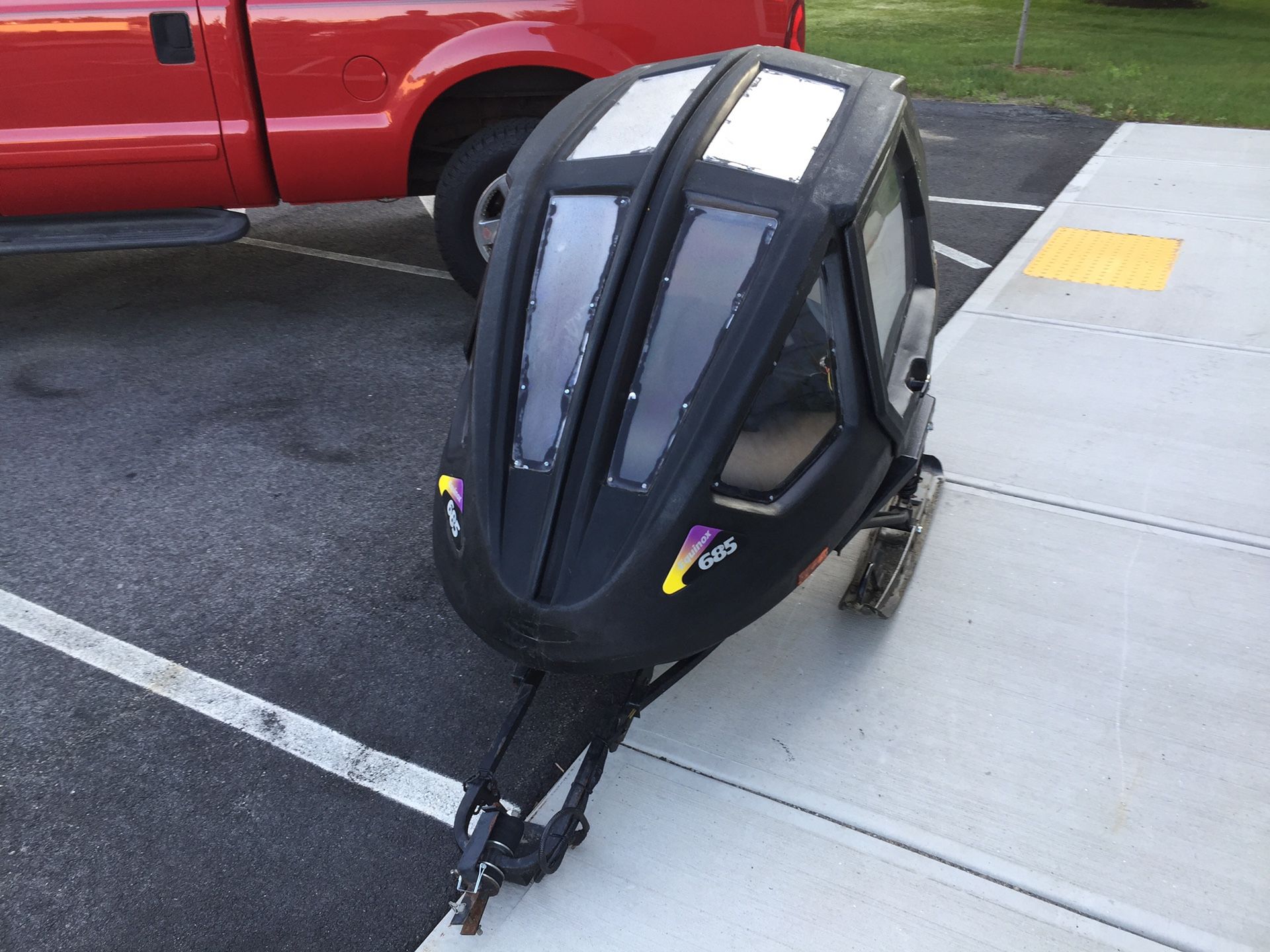 Equinox caboose snowcoach snow coach 685 enclosed 2 person will trade ...