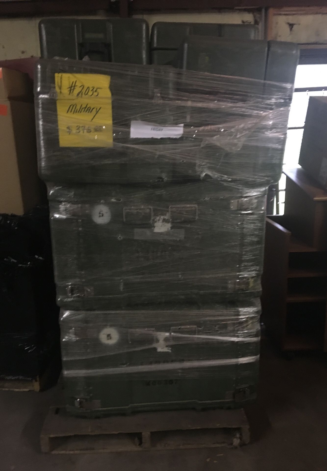 HUGE Military surplus, foot lockers and storage units for Sale in Rock ...