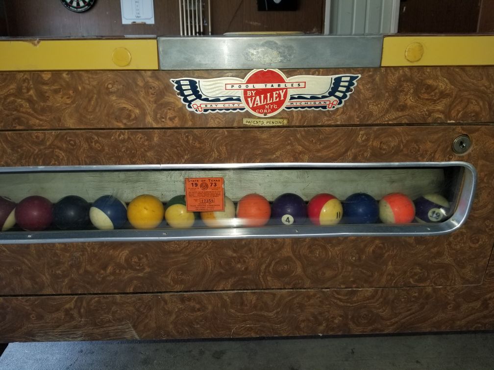 6 ft valley pool table - vvtitc