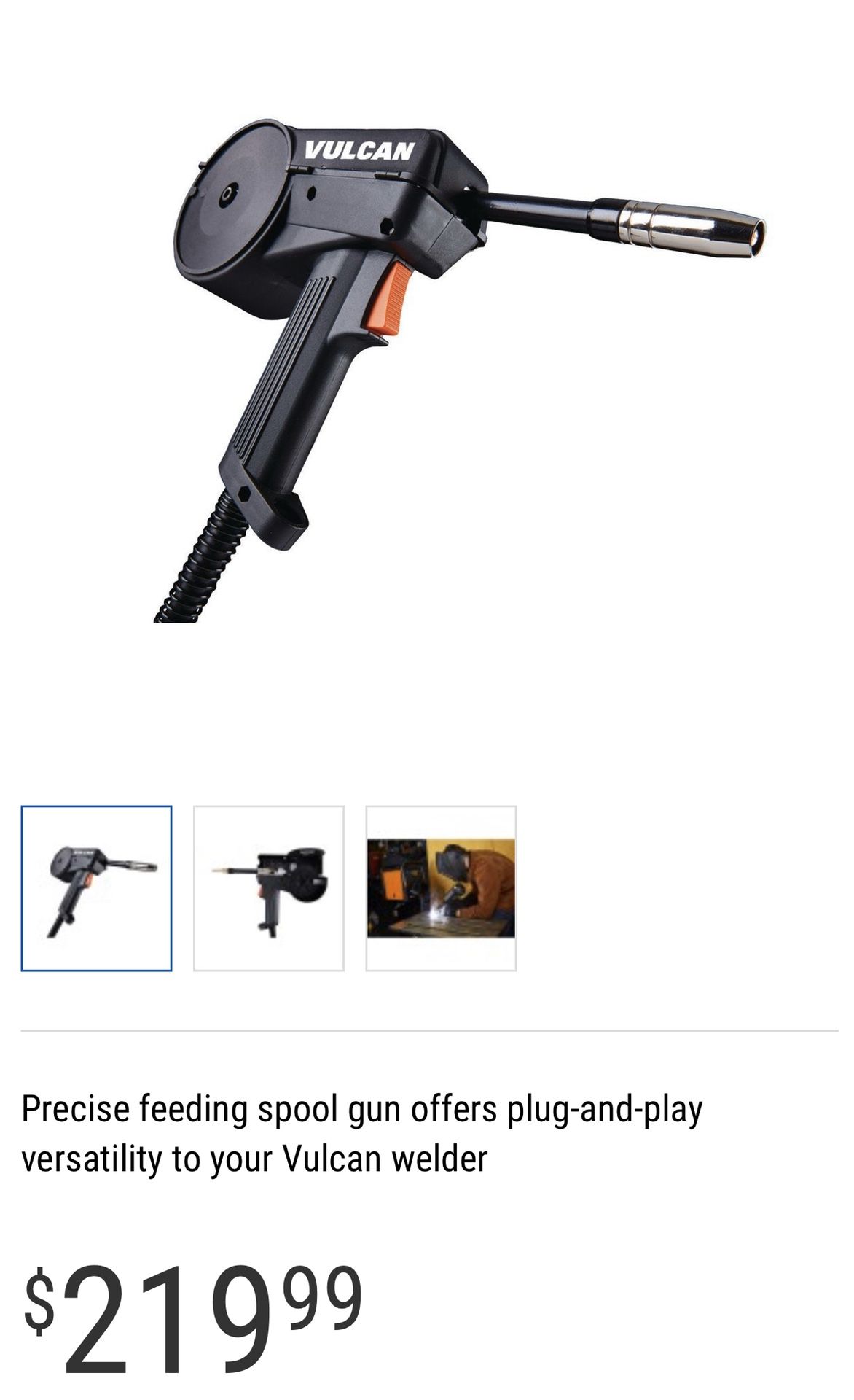 BRAND NEW VULCAN MASTER WELDER SERIES LIGHTWEIGHT AND RELIABLE ALUMINUM ...