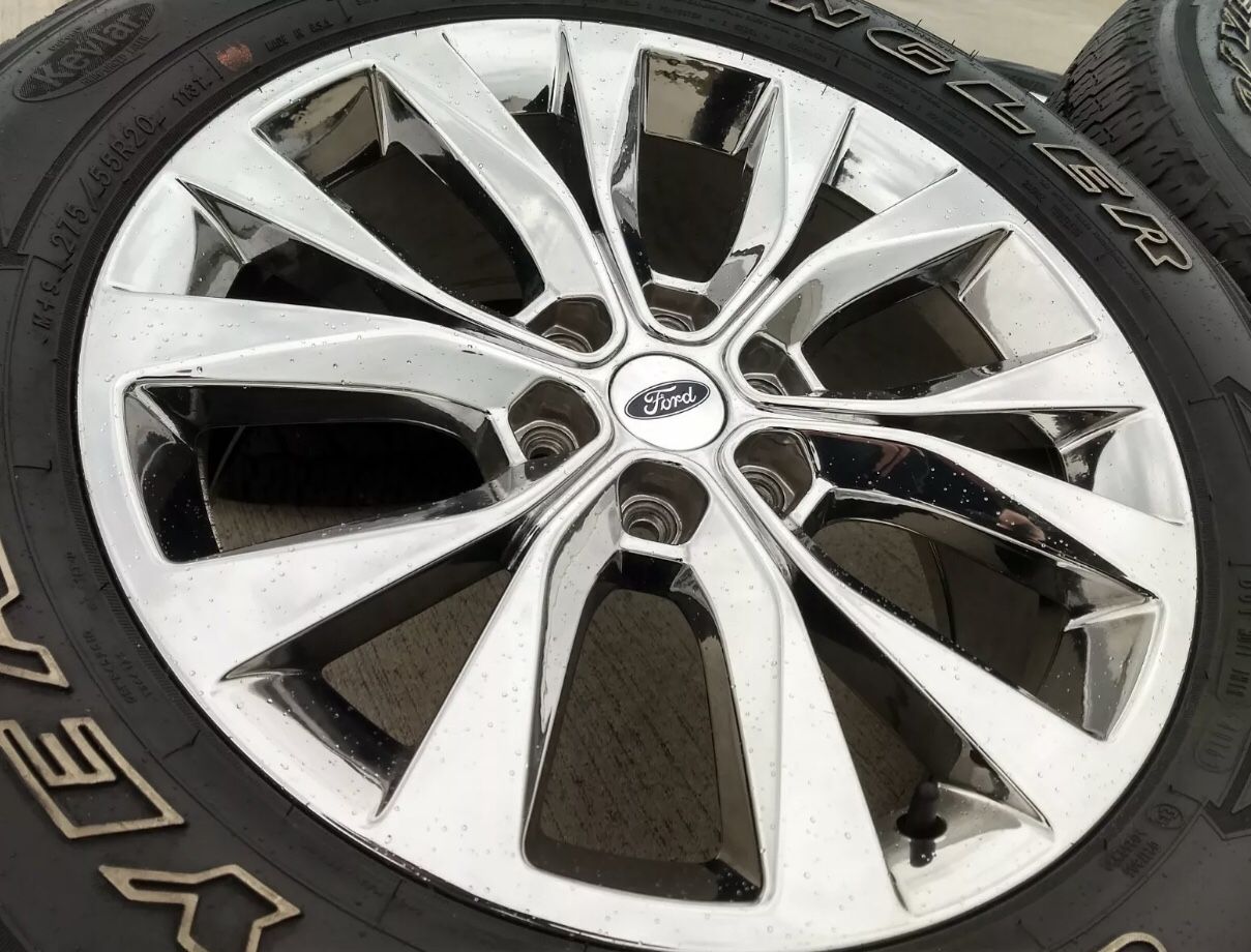 20” Ford F-150 Chrome FX4 Factory OEM Wheels Rims Tires 20 inch F150 for Sale in Chicago, IL ...
